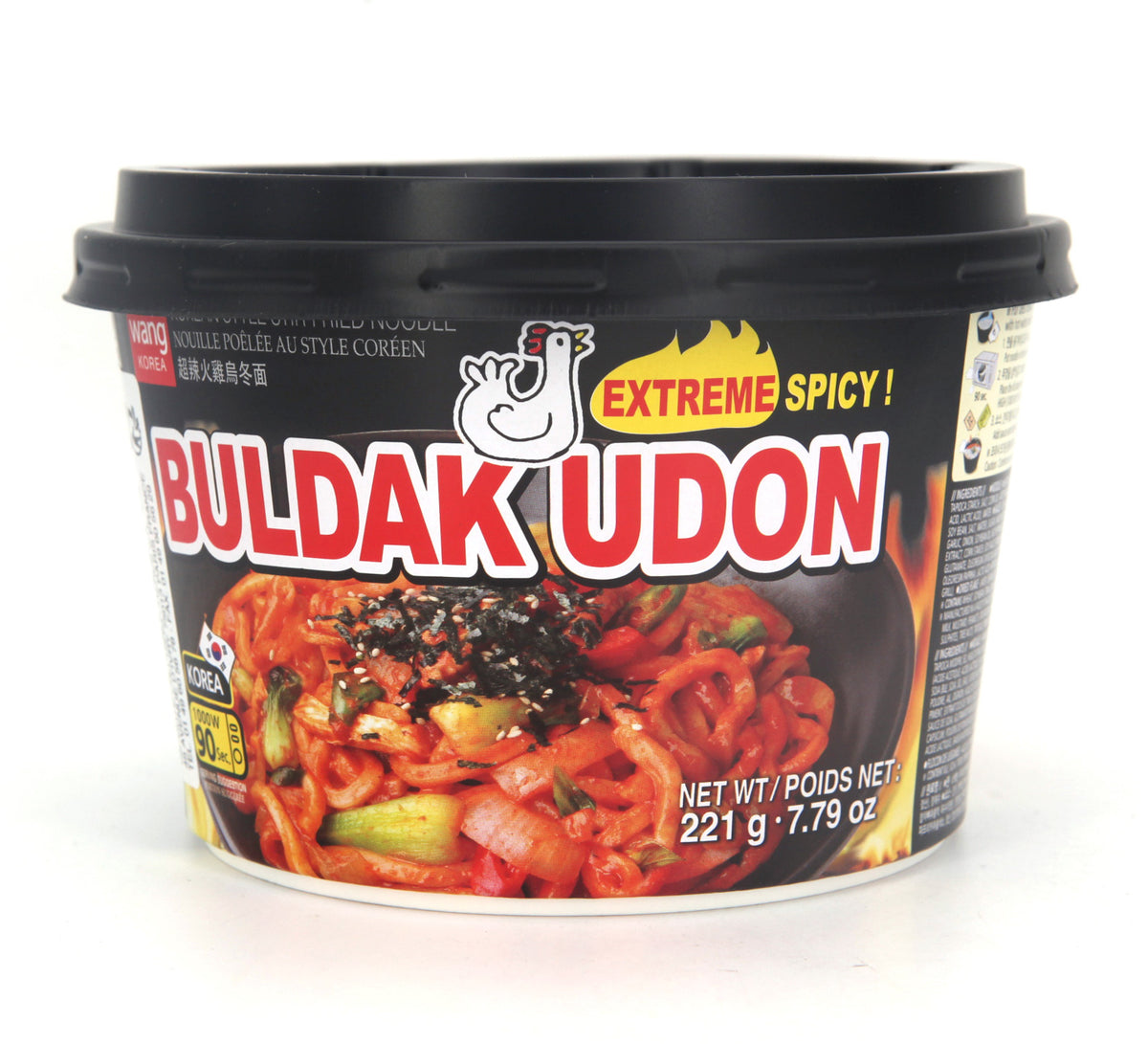 Acheter Udon sauté piquant Buldak en bol de 221g Wang – Asiamarché