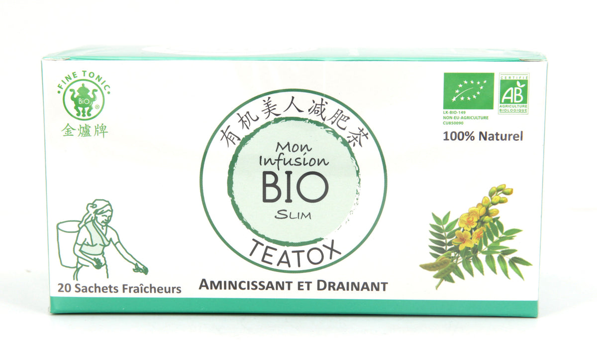 Infusions Teatox Bio / boîte de 20 sachets – Asiamarché