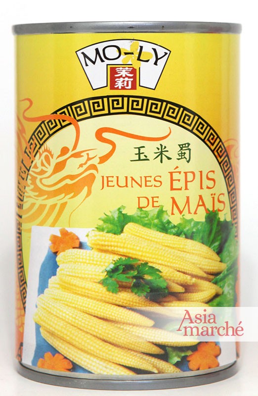 Mini Maïs en Conserve 425g — Croquant et Prêt à Consommer – Asiamarché